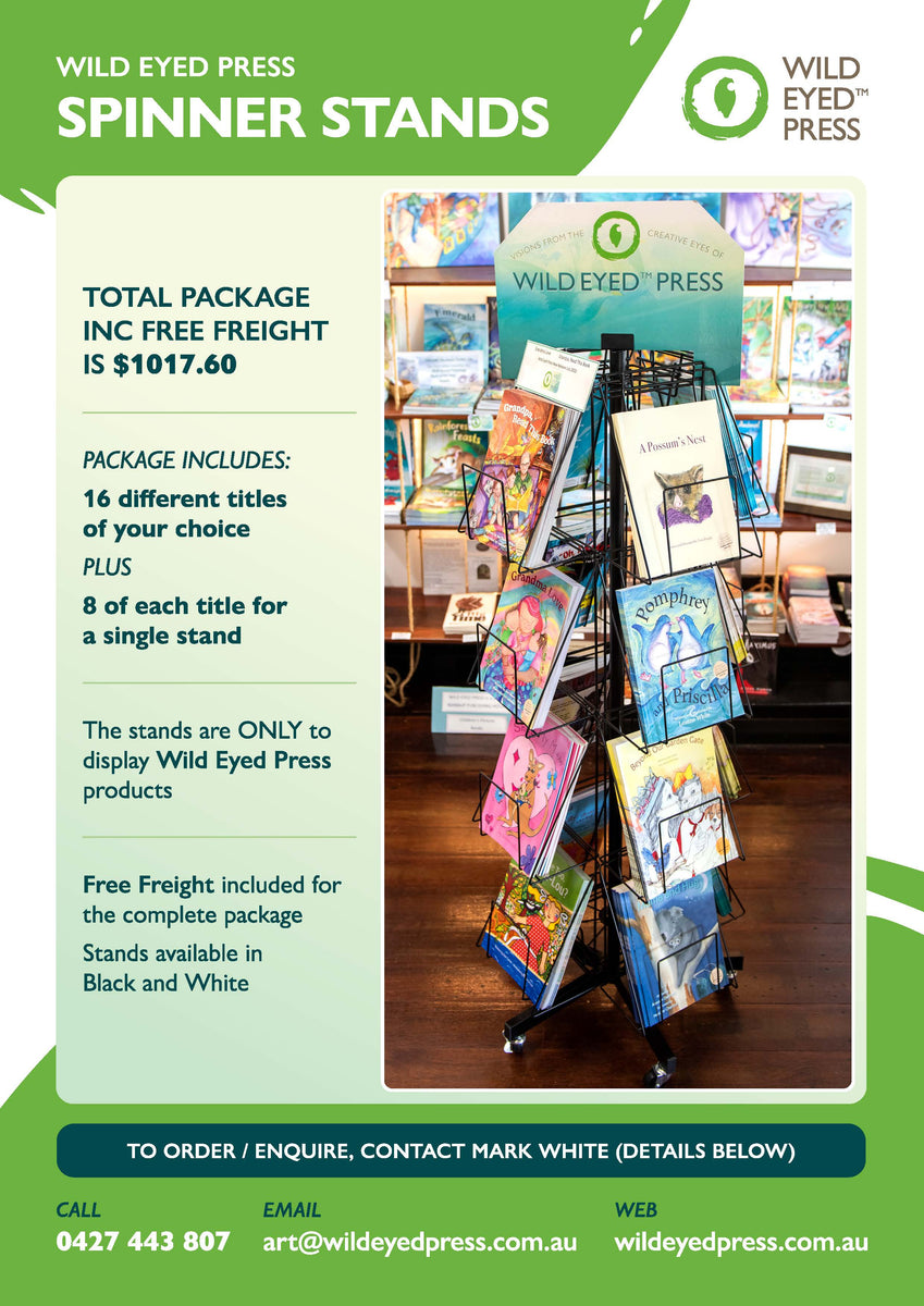 Children's Book spinner stand (Free) – Wild Eyed Press