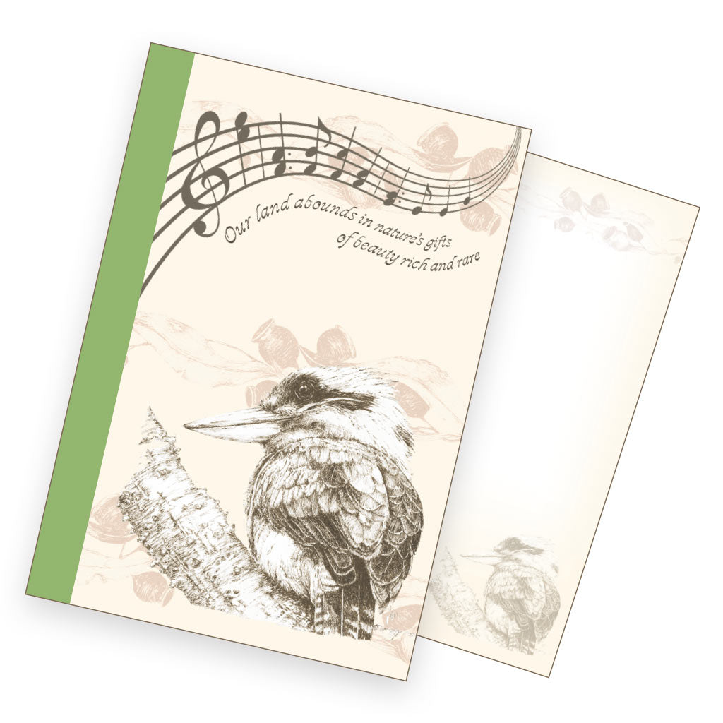 A6 Notebook - Laughing Kookaburra – Wild Eyed Press